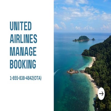 How To Manage Booking In United Airlines | PPT