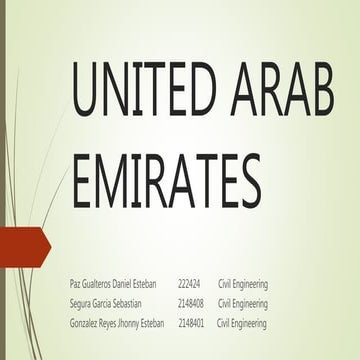 United arab emirates | PPT