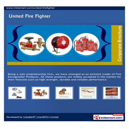 United Fire Fighter, Thane, Fire Fighting Equipments | PDF