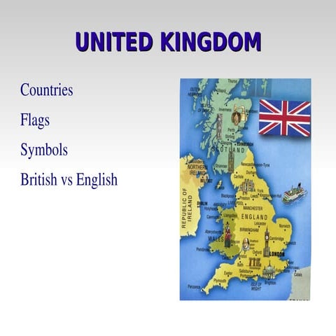 The countries of UK, their flags and symbols | PPT