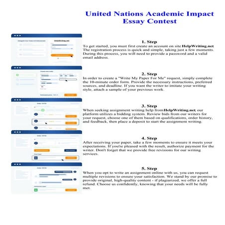 United Nations Academic Impact Essay Contest | PDF