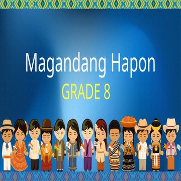 Makabansa” is part of the DepEd Core Values, which are: Maka-Diyos (God ...