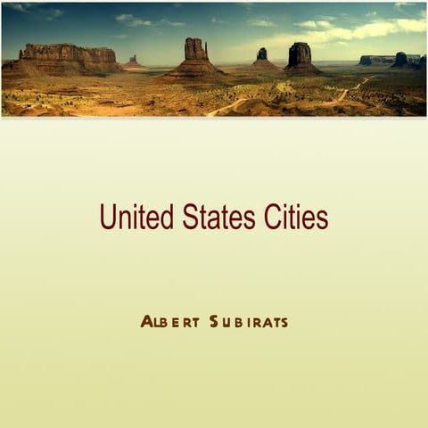 United states cities | PPT