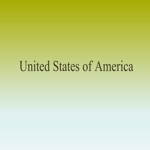 United States of America | PPT