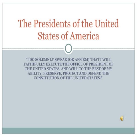 Presidents | PPT