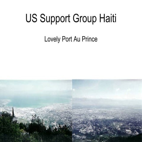 United States Support Group Haiti | PPT