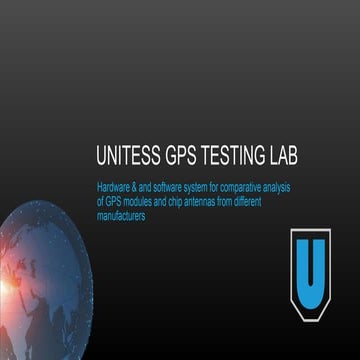 Hardware & and software system for comparative analysis of GPS modules ...