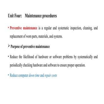 Implement maintenance procedures (3).pptx