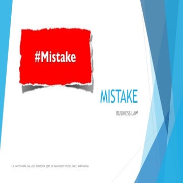 Mistake | PPTX