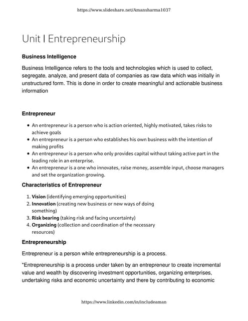 ENTREPRENEURIAL SKILLS-II.pptx | Business | Business and Finance