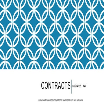 Formation of a Contract | PPTX