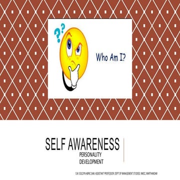 Self Awareness | PPTX