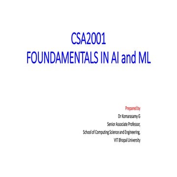 Unit i full ppt ai ml | PPTX