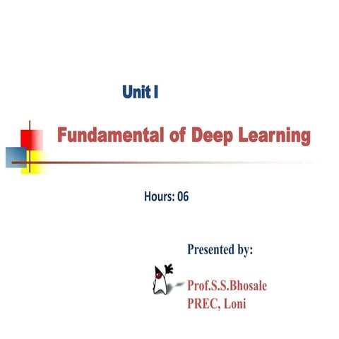 Unit I- Fundamental of Deep Learning.pptx