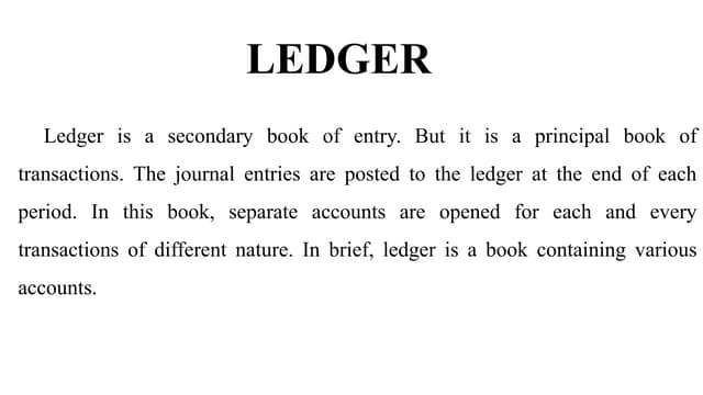 SECTION 3: BOOKS OF ORIGINAL ENTRY | PDF