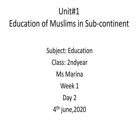 Uniti 1 conti.. | PPTX