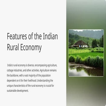 Rural development class 12 Economics | PPTX