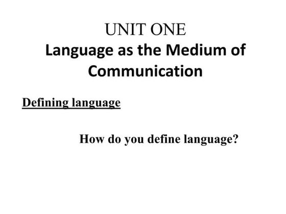 Functions of Language | PPT
