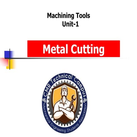 Principles of Metal Cutting | PDF