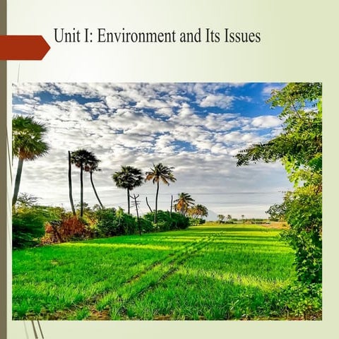 Unit_I_Environment_and_Issues (1).pptx SE | PPTX