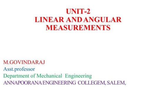 Lecture # 09 Coordinate Measuring Machine (CMM) | PPTX | Physics | Science