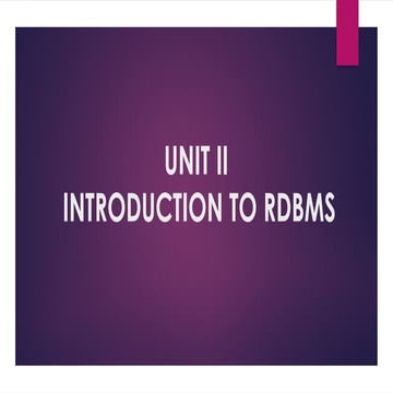 Introduction To Database Management System Ppt