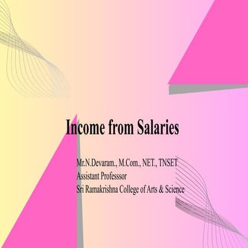 Format income from salary | PDF