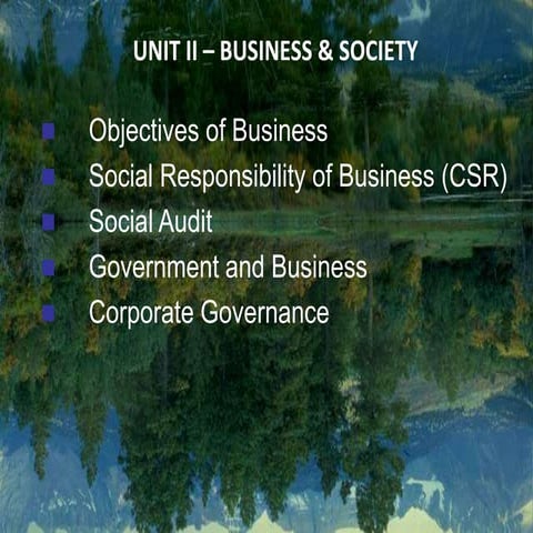 Unit ii business society - compiled | PPT