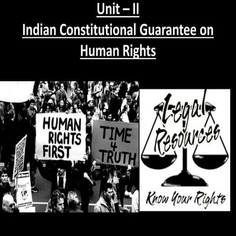 Unit ii human rights | PPT