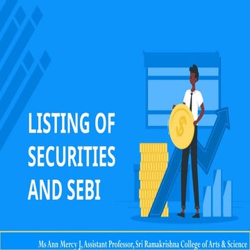 LISTING OF SECURITIES IN STOCK EXCHANGE. | PPTX