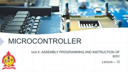8051 Microcontroller I/O ports | PPT