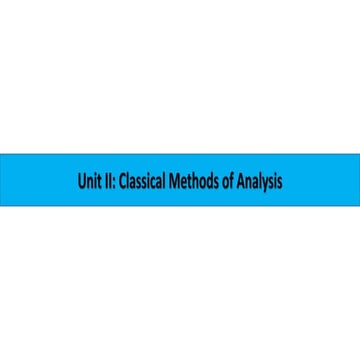Unit II_Classical methods of Analysis_PPT.pdf
