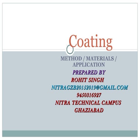 Unit ii coating.of textile fabric ppt | PPT