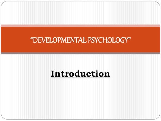 Stages of Growth and Development | PPT