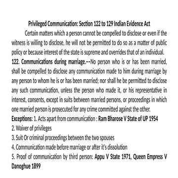 Unit III - Privileged Communications .pptx