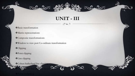 Cyrus beck line clipping algorithm | PPT