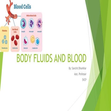 Unit III Body Fluids and Blood.pptx