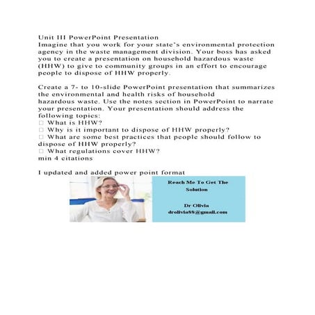 Unit III PowerPoint PresentationImagine that you work for your sta.docx