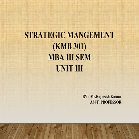 UNIT III SM PPT.ppt it contains study of mis | PPT