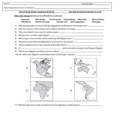 Unit viii study guide | DOCX