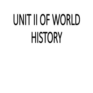 Unit II of World History.pptx