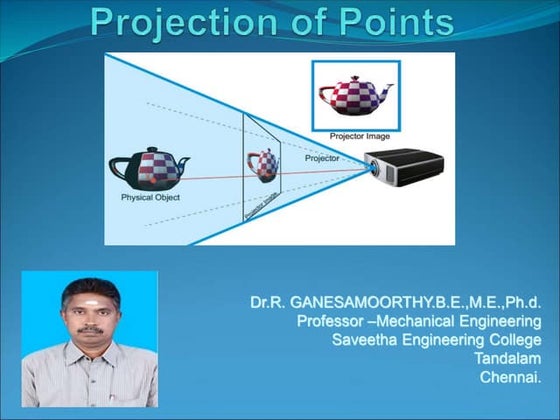 Projection of points | PPTX | 3-D Graphics | Computer Software and ...