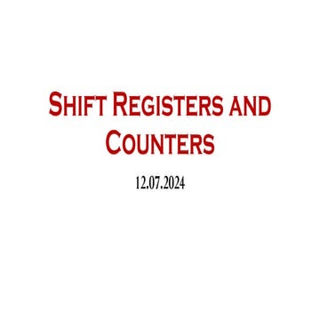 Unit II Shift Registers and Counters.pptx