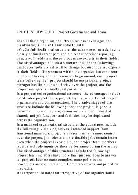 Project organisation structure | PPT