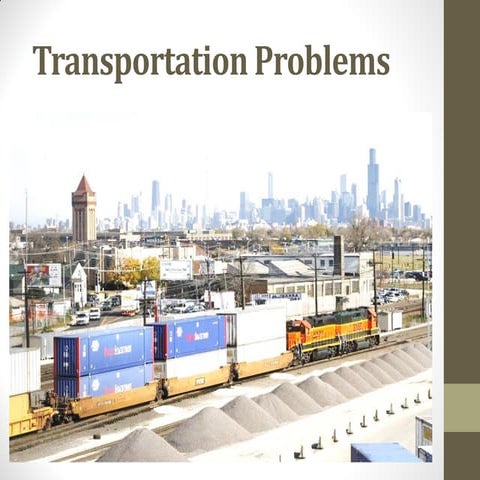 North West Corner Method | PPT