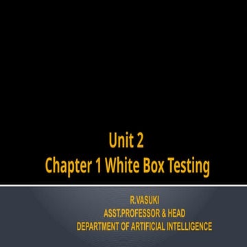 Whitebox Testingtypesdifferent Techniques Ppt