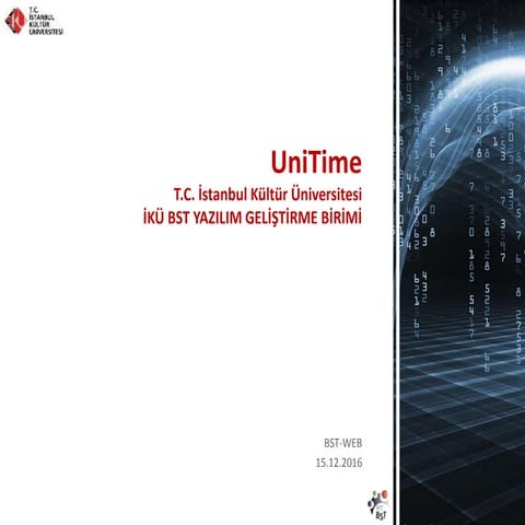 İKÜ UniTime | PPT