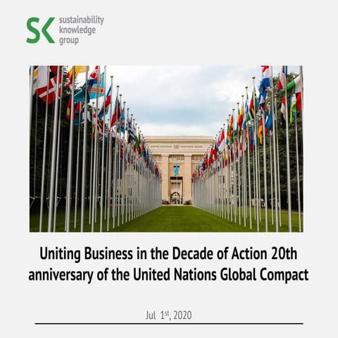 UN Global Compact Guide to Corporate Responsibility | PDF