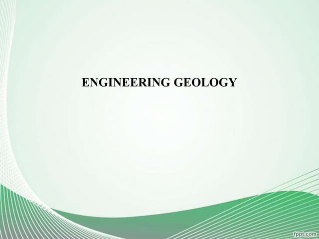 Geology & its branches | PPTX