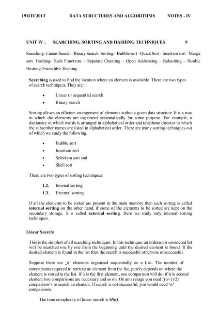 UNIT IV -Data Structures.pdf UNIT IV -Data Structures.pdf